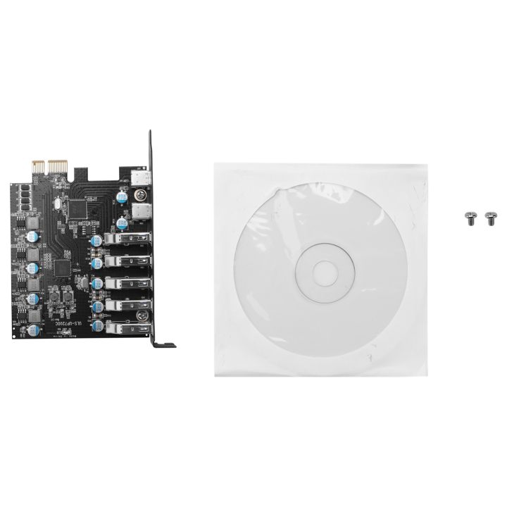 PCI-E to USB 3.0 7-Port Expansion Card, Converter for Desktop PC | Daraz.lk