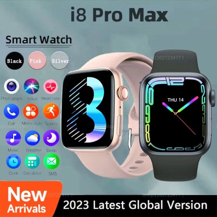 i8 Pro Max Answer Call Sport Fitness Tracker Custom Dial Smartwatch Men ...