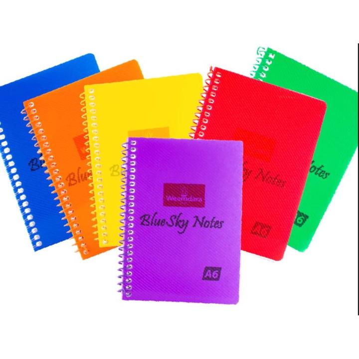 Weerodara Blue Sky Notes A6 Spiral - 140 Pages | Daraz.lk
