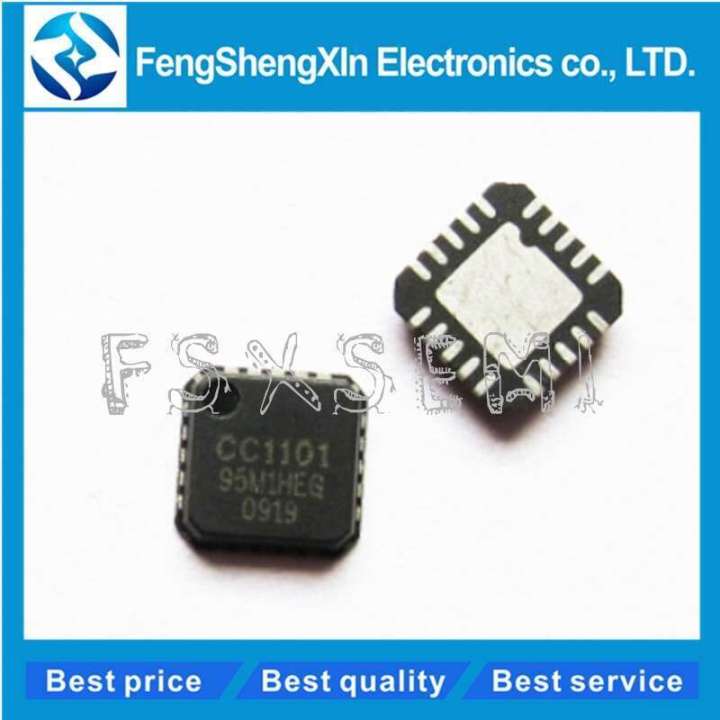 5pcs/lot CC1101 CC1101RTKR QFN20 Rf transceiver radio frequency chips ...