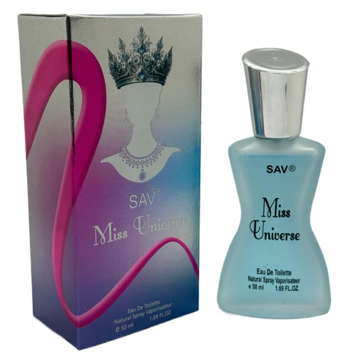 SAV Miss Universe 50ml Blue Pink Onion Women's Perfume Fragrance Scent ...
