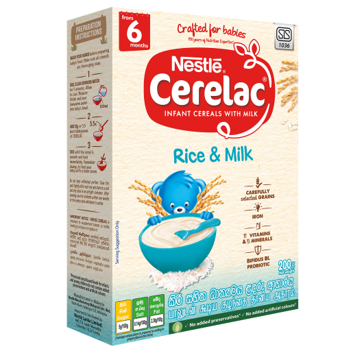 Nestle CERELAC Rice & Milk 200g (From 6 months) | Daraz.lk