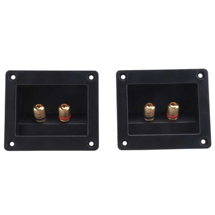 2pcs DIY Car Stereo 2-way Speaker Box Terminal Spring Cup Connector ...