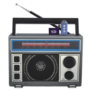 Rechargeable Radio FM With USB/ SD/ Bluetooth | Daraz.lk