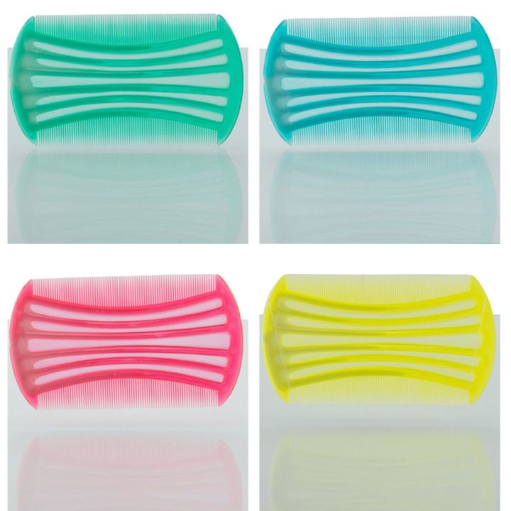 Plastic Head Hair Lice Nits Terminator Comb - 4" Ultra Fine Tooth Doube ...