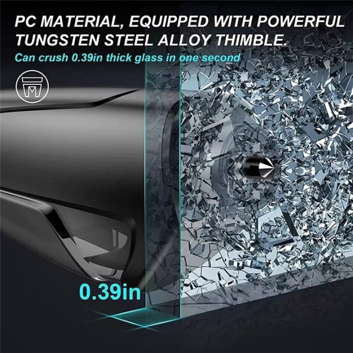Emergency Window Breaking Hammer Multi-Function Vehicle Safety Hammer ...