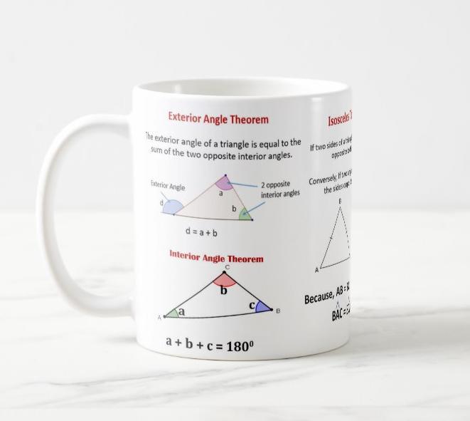 Educational Mathematics Mug - Triangle Theorems | Daraz.lk