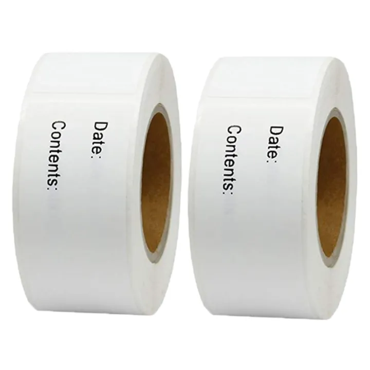 【Dream Sailing Store 】2 Roll of 125 Pcs Freezer Refrigerator Food ...