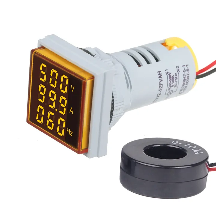 3in1 AC Volt Amp Frequency hertz meter 3 in 1 AC Voltage Ampere ...