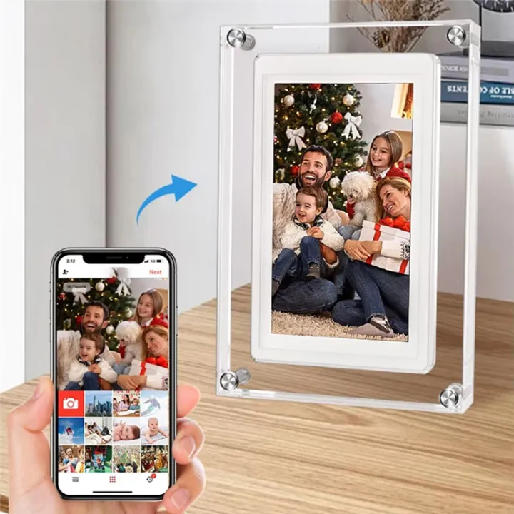 5 Inch Cloud Touch Digital Picture Frame 1280 X720 IPS HD Cloud Smart ...