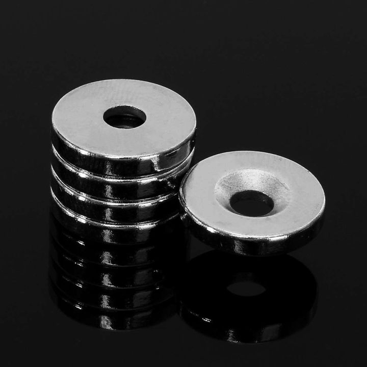 5Pcs 15x3mm N50 Super Strong Round Disc Hole Blocks Rare Earth ...