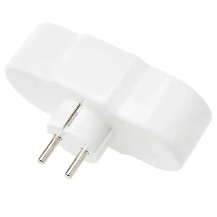 Triple Plug Protective Contact Multiple Plug Power Distribution Adapter ...