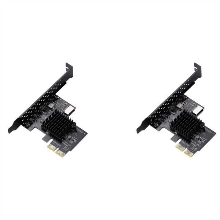 NXFDSIOZ 2X PCI-E 2X to USB3.1 A-Key Gen2 Front Type-E Expansion Card ...