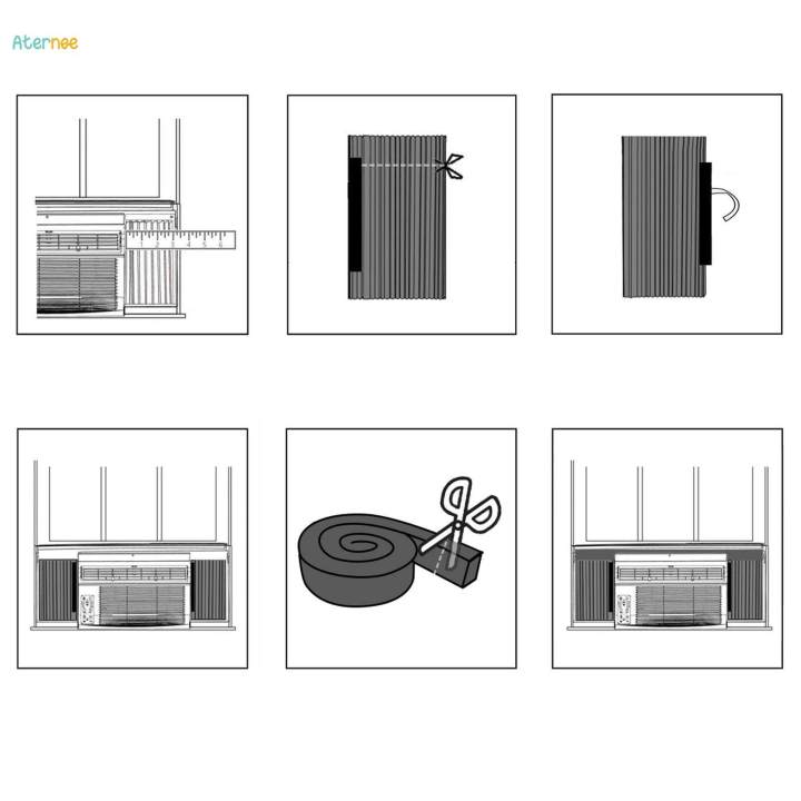 Window Air Conditioning Side Panels Foam Insulation Anti Vibration and ...