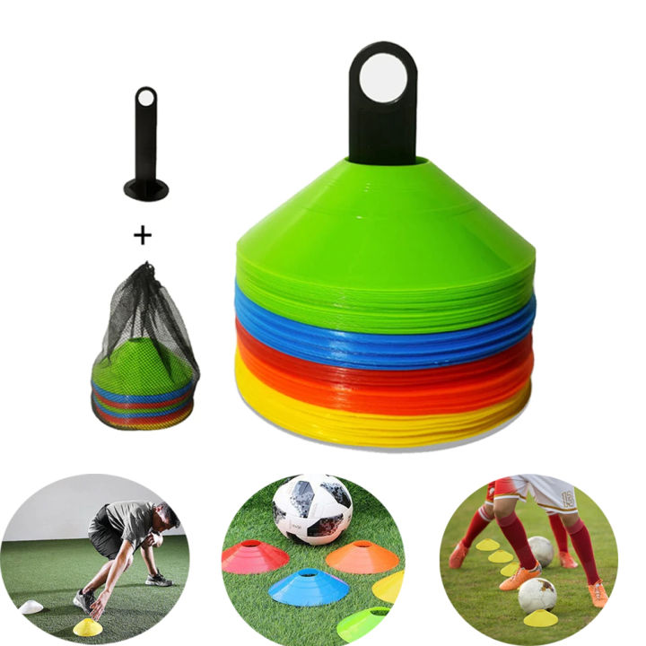 Training Marker - 25 Pieces - Practise Flat Cones Cone Plastic Cone ...