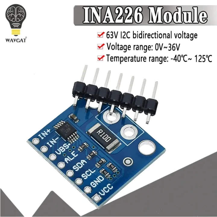 INA226 IIC interface Bi-directional current/Power monitoring sensor ...