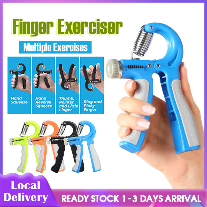 [Ready Stock] Fitness Hand Grip Strength Expander Finger Trainer 10 ...