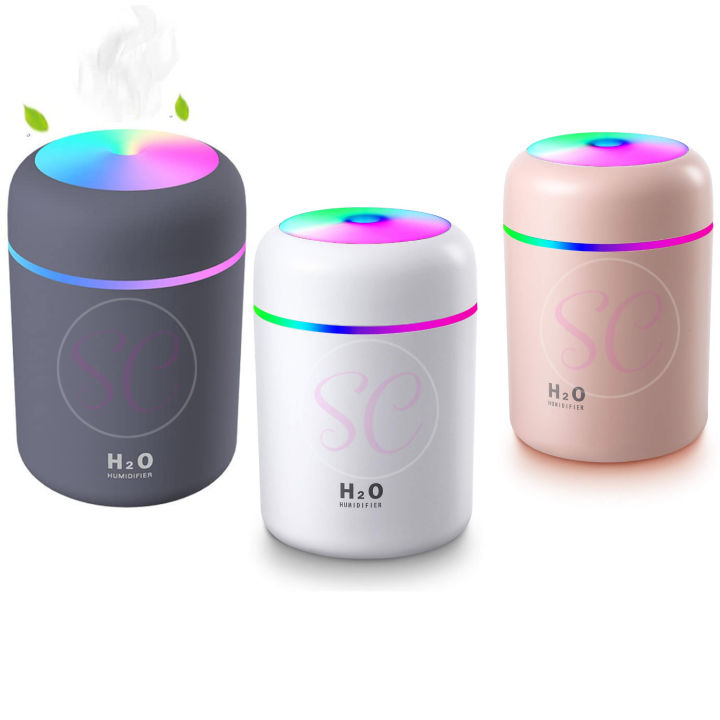 H2O Ulrasonic Air Humidifier 300ml | Daraz.lk