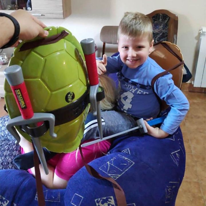 MIA Cartoon Leo Raph Anime Characters Kids Toy Cosplay Toys Armor ...