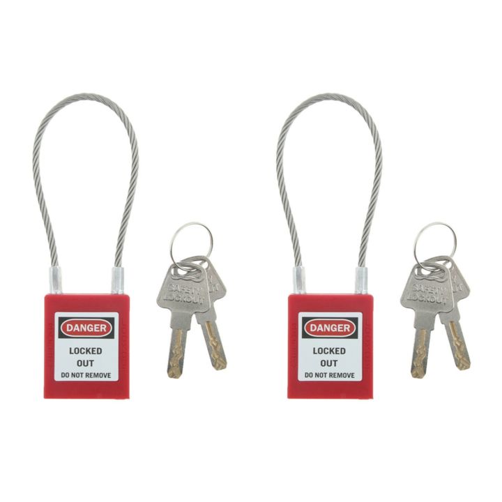 Nullmul 2X Engineering Safety Padlock Rope Long Beam Lockout Tag Out ...