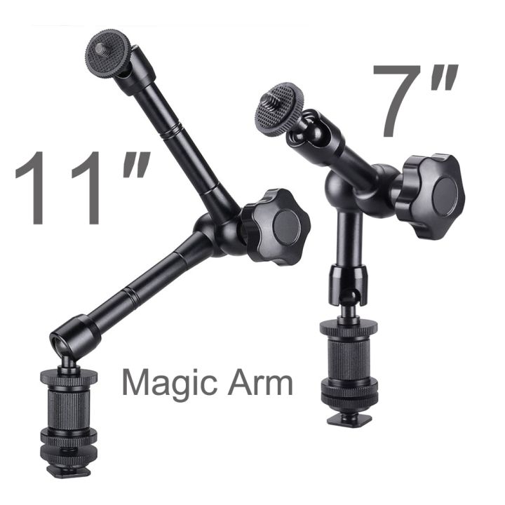 Metal Arm Clip Crab Clamp Articulating LCD LED Video DSLR Camera ...