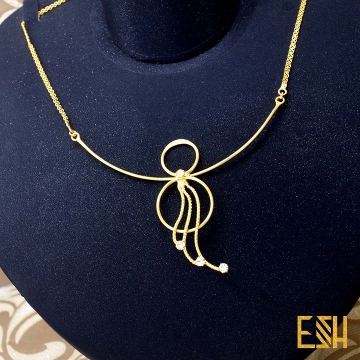 Superb finishing Stylish Look Number eight theme necklace It makes the ...