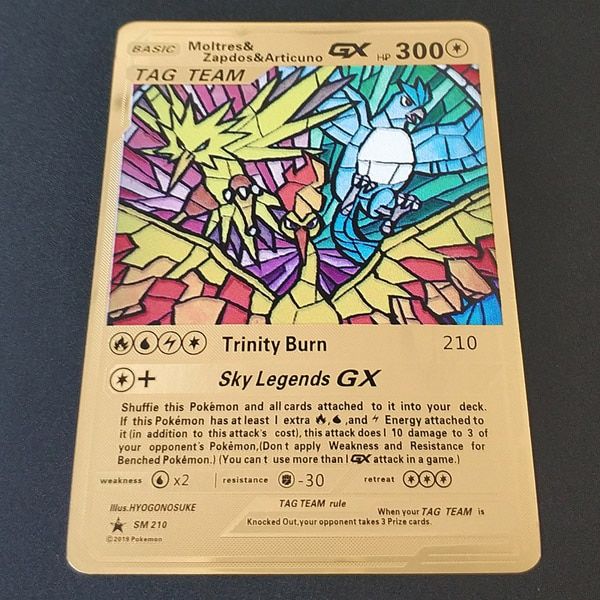 【DIV MALL】HOT Pokemon Game Cards Anime Battle Metal GX EX Charizard Mew ...