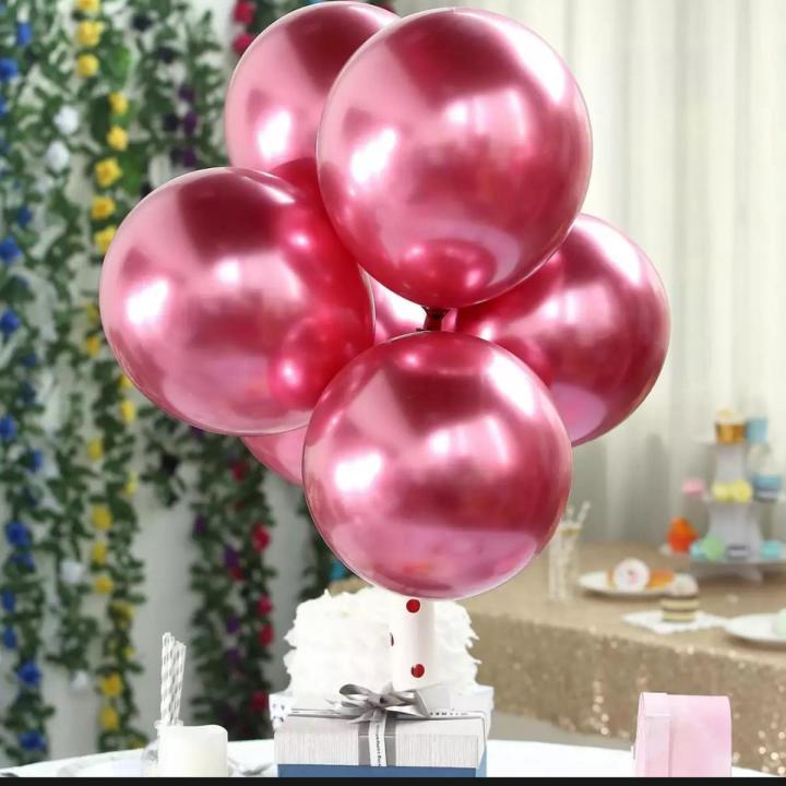 LATEX SHINE BALLOONS(10PCS) | Daraz.lk