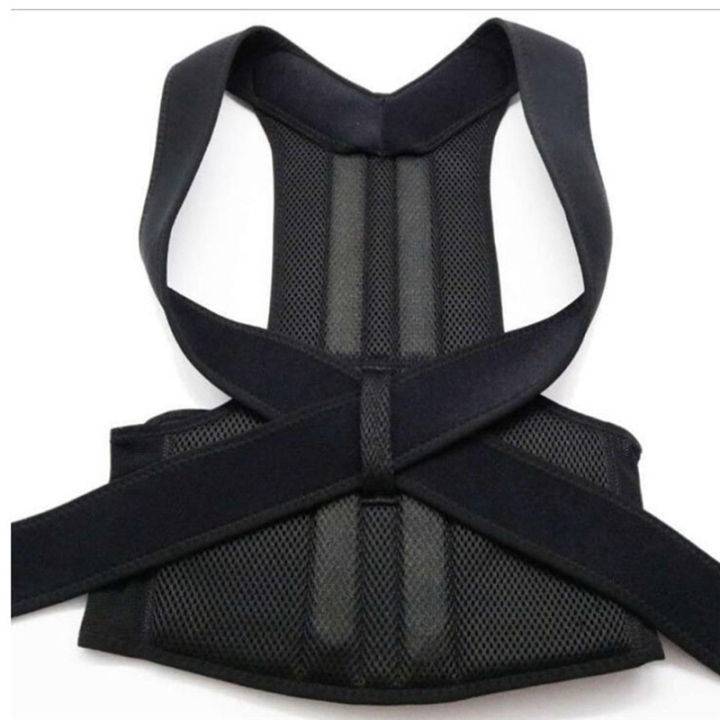 3XL Plus Size Adjustable Posture Corrector Magnetic Brace Shoulder Back ...