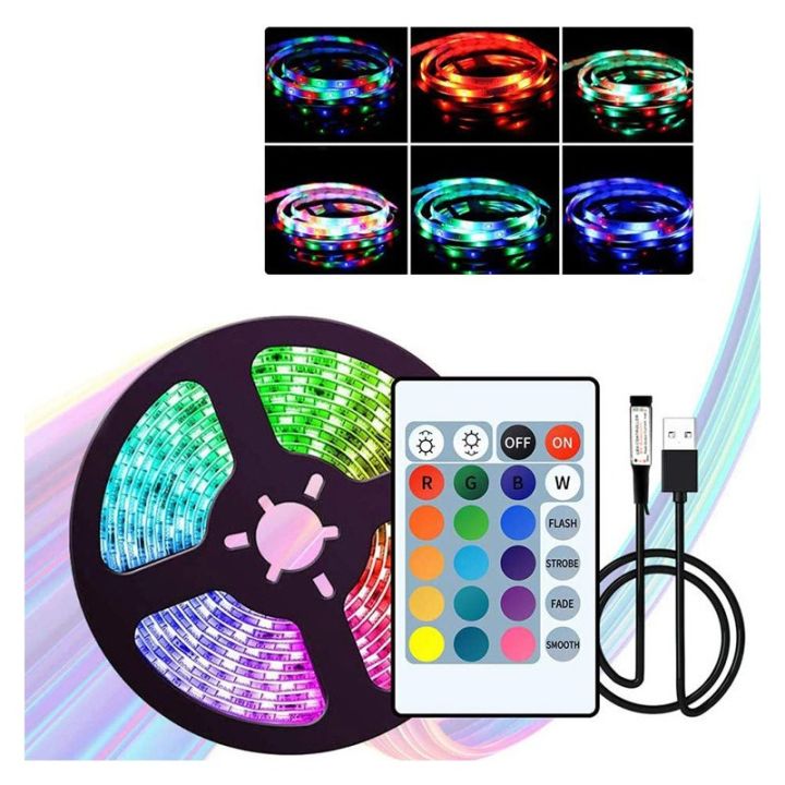 LED Strip Light RGB 2835 Bluetooth Control USB Flexible Light 5V Ribbon ...