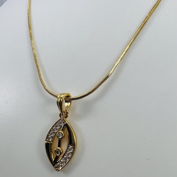 ESH Gold Plated Guaranteed 1MM New Trend Stylish Box TV Chain 18 Inch ...
