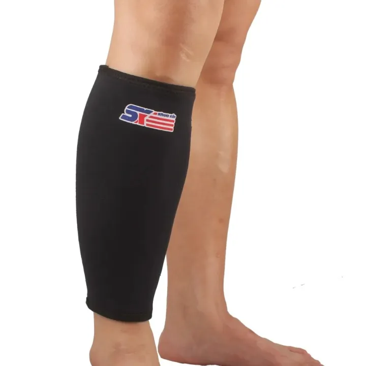 Calf Support Leg Knee Protector Breathable Neoprene Brace Wrap Shin ...