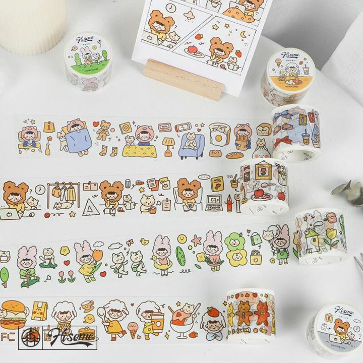 4cm wide Theater Journal Tape DIY Scrapbooking Sticker Label girl ...