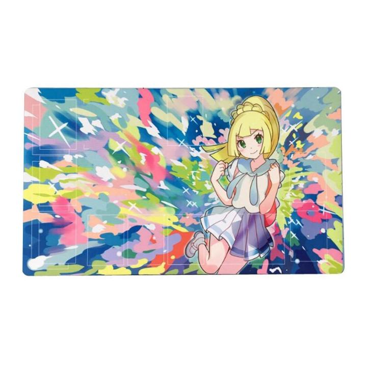 【Serendipity party】Pokemon Ptcg Dedicated Card Play Table Mat Pikachu ...