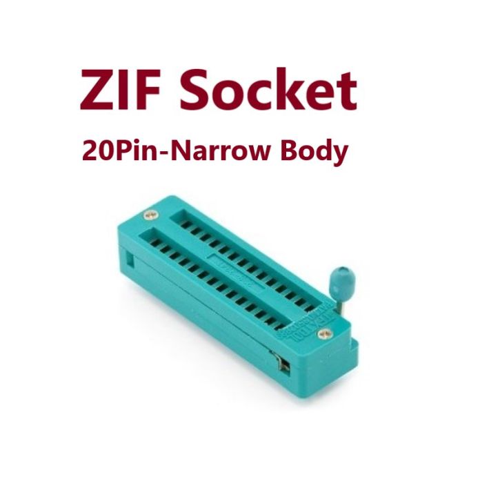 20 Pin Narrow Body Zif Socket For Programming And Testing Ics Daraz Lk