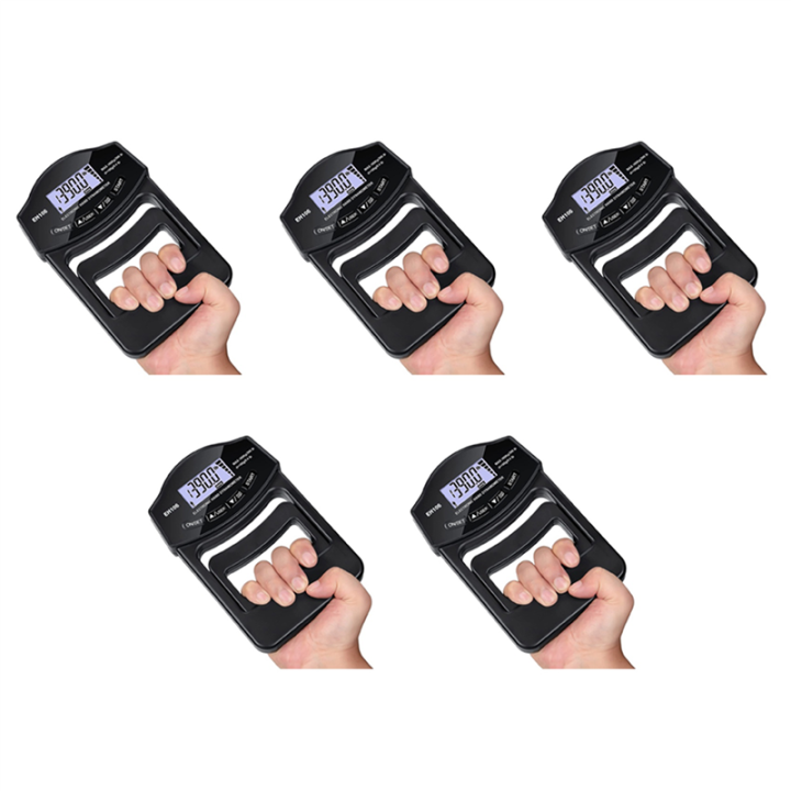 5X Grip Strength Tester, 396Lbs/180Kg Digital Hand Dynamometer Grip ...
