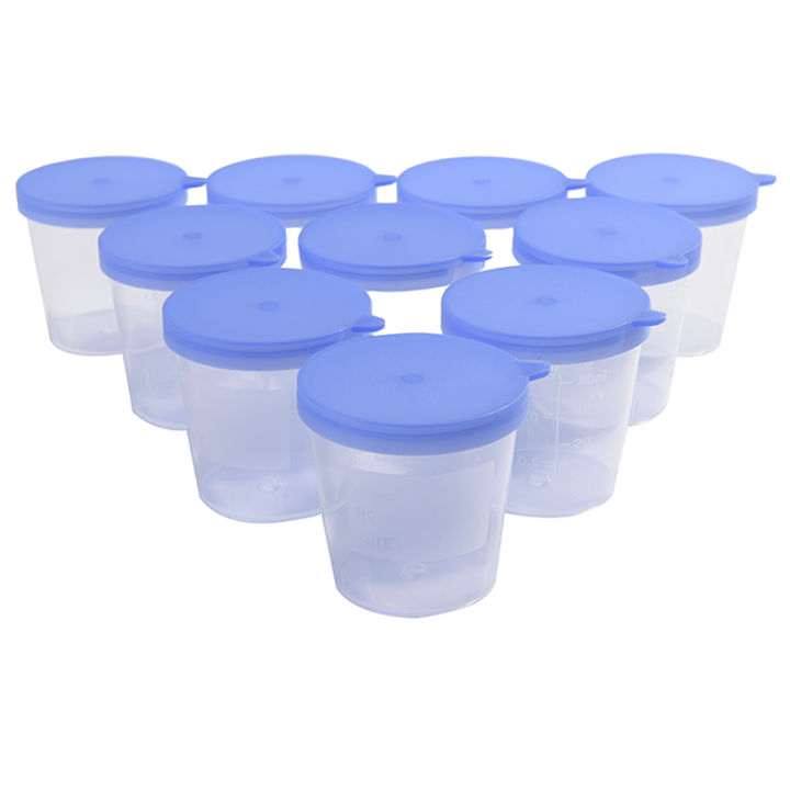 40ml Lab stool sample collection cup hard plastic urine test collection ...