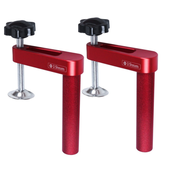 2pcs Dog Hole Clamp Woodworking Bench Stop Bench Dog Clamp Aluminum ...
