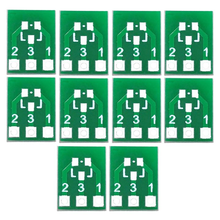 10Pcs SOT23 SOT23-3 Turn SIP3 Double-Side SMD Turn DIP SIP3 Adapter ...