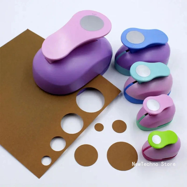 [Nice] 9/16/25/38/50Mm Random Color Circle Punch DIY Embossing Punches ...