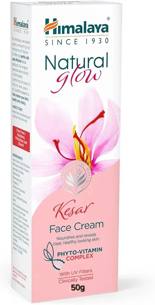 Himalaya Natural Glow Kesar Face Cream, 50g | Daraz.lk