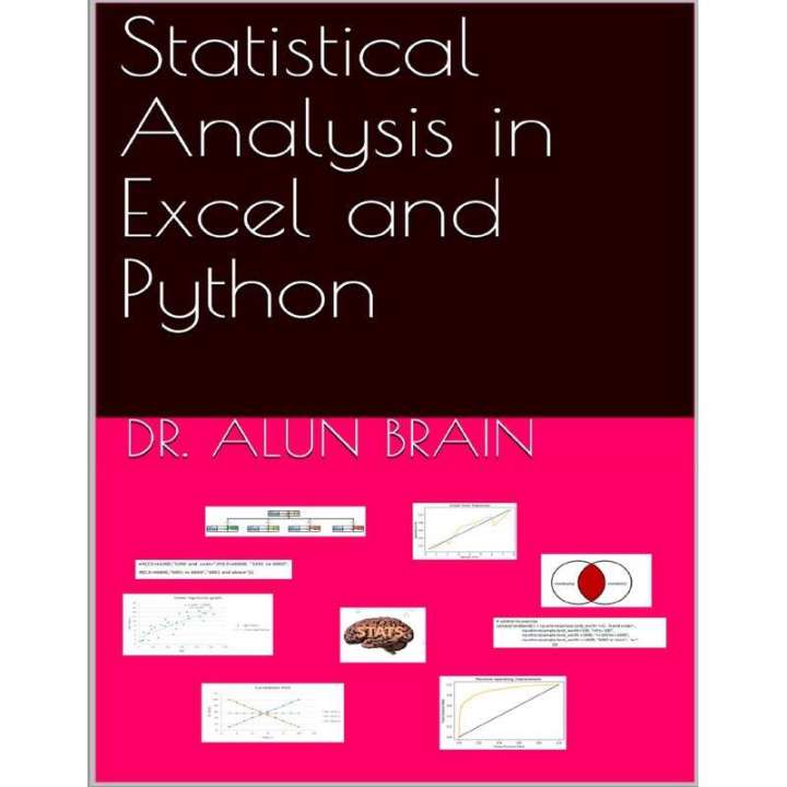 Statistical analysis in Excel and Python (Dr. Alun Brain) | Daraz.lk