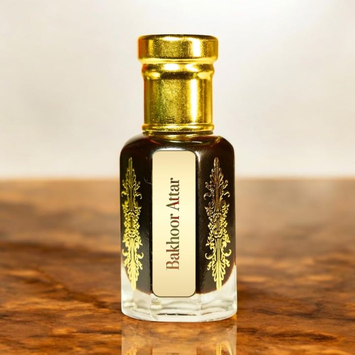 Bakhoor and Rose Attar Long Lasting Attar Perfume Non-Alcoholic Combo ...