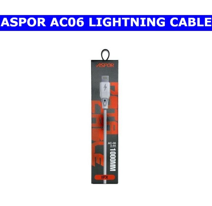 Aspor AC06 Lightning Cable | Daraz.lk