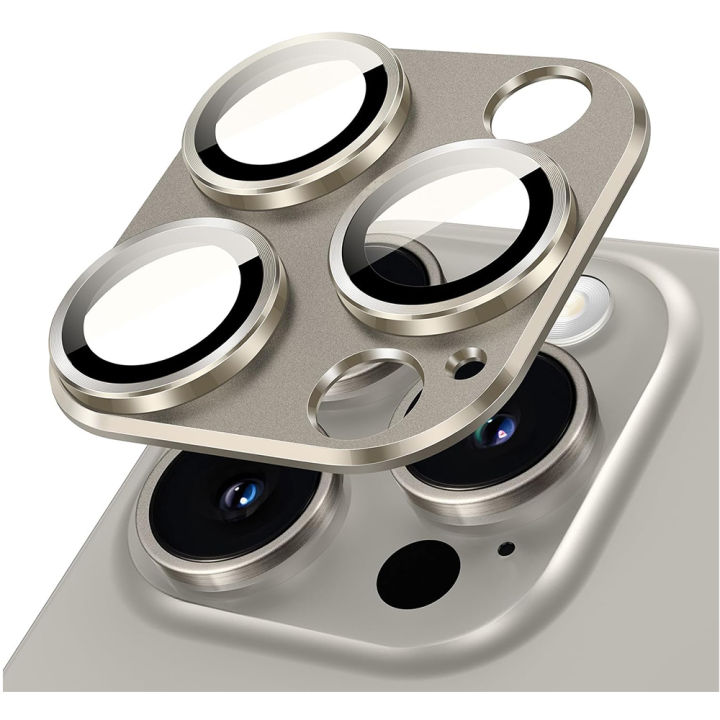 Titanium Camera Lens Protector Case Cover For iPhone 16 15 Pro Max 14 ...