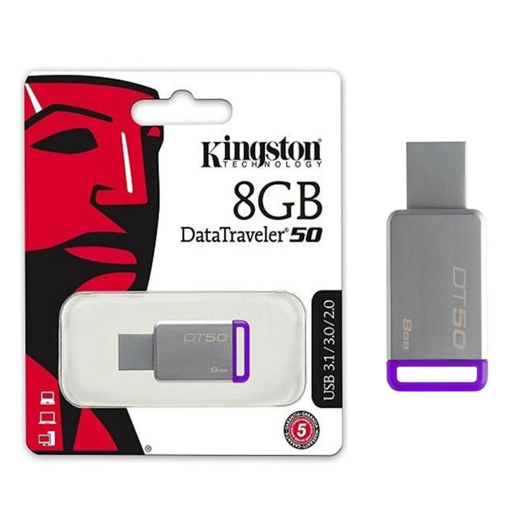 USB Flash Drive 8GB DT50 Purple Green Red Blue Black Pink USB Pen Flash ...