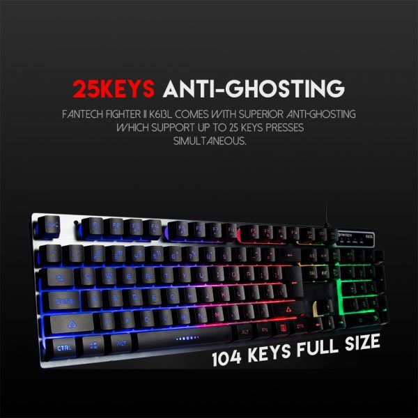 Fantech Fighter K613L Gaming Keyboard | Daraz.lk
