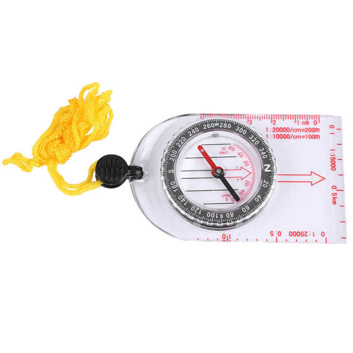 Portable Map Compass Muitifunctional Camping Hiking Outdoor Adventuring ...