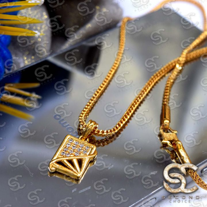 Gold Plated Guaranteed 2.5MM New Trend Stylish singapore square Fox ...