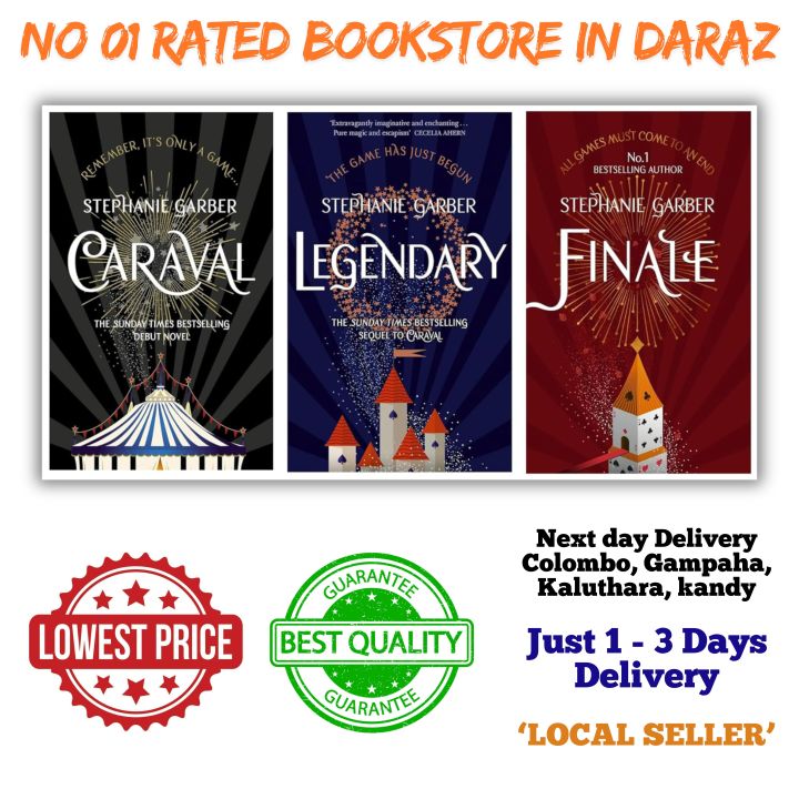 Caraval Trilogy (Caraval, Legendary, Finale) in Sri Lanka by Stephanie ...